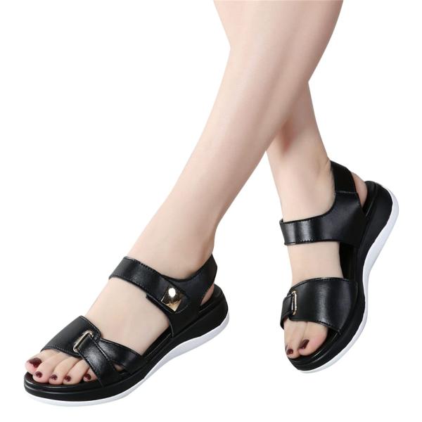 商品名:  Platform Wedges Sandals for Women Slingback Open Toe Hook Loop Solid Casual Sandal 2024 Summer Lightweight Shoes 0...
