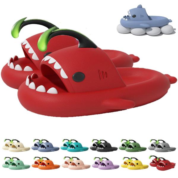 商品名:  Jfxgjuv Anglerfish Slides, Cloud Shark Slides Angler Fish Slides Glow in the Dark, Anglerfish Shark Eva Slides San...