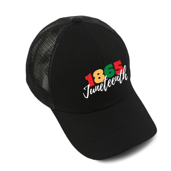 商品名:  Danumei Juneteenth Decorations Black Trucker Hats for Men Women Freedom Day Hat Celebrate 1865 Black History Baseb...