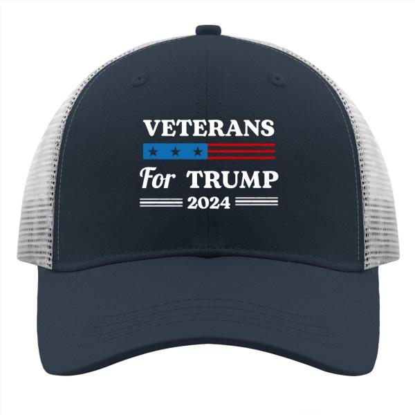 商品名:  Generic Veterans for Trump 2024 Hats for Womens Baseball Caps Classic Washed Running Hats Fitted Marine Blueブランド: ...