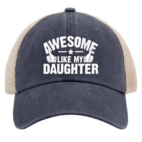 商品名:  Suirtaeop Awesome Like My Daughter Trucker Hat Women Funny Mesh Hats for Summerブランド: Suirtaeop商品サイズ: One Size高さ: 1...