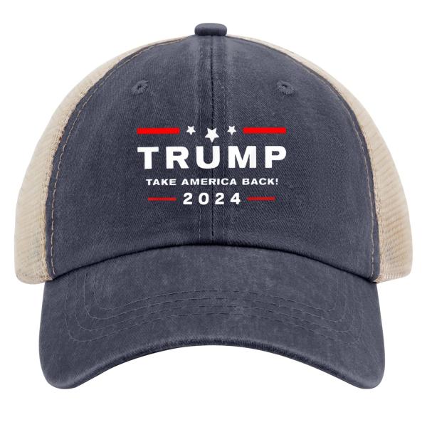 商品名:  Generic Trump 2024 Take America Back Baseball Cap Womens Summer Hat Purplish Blue04 Hats for Women Gifts for Grand...
