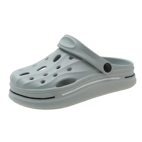 商品名:  KemeNg Men's and Women's Summer Flat Heel Slippers Beach Shoes Sandals Bathroom Slippers Hole Shoes Bird's Nest Sh...