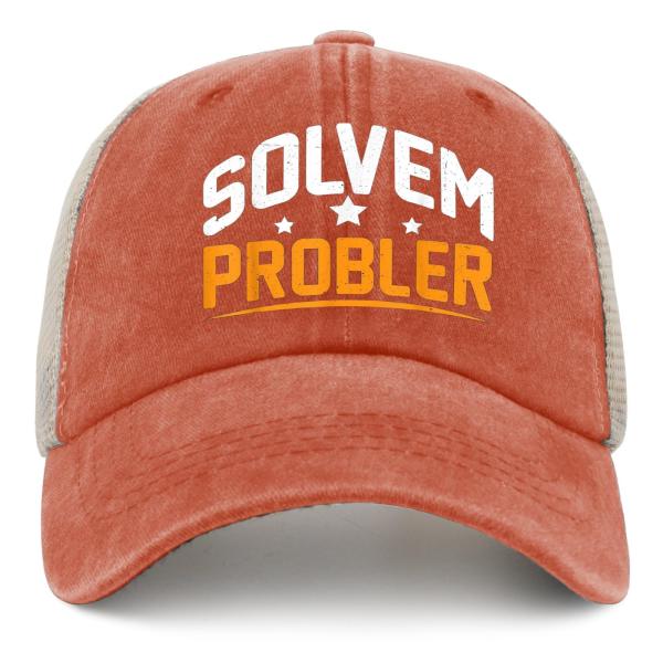 商品名:  Generic Solvem Probler Hats for Men Funny Problem Solver Vintage Hats for Men Baseball Trendy Trucker Men Women Bl...