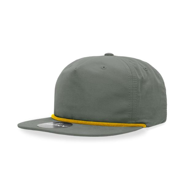 商品名:  DECKY Standard 5 Panel High Profile Relaxed Cotton Blend Rope Hat, Loden/Amberブランド: DECKY商品サイズ: One Size高さ: 22.4cm...