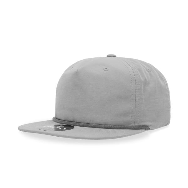 商品名:  DECKY Standard 5 Panel High Profile Relaxed Cotton Blend Rope Hat, Grey/Charcoalブランド: DECKY商品サイズ: One Size高さ: 25cm...