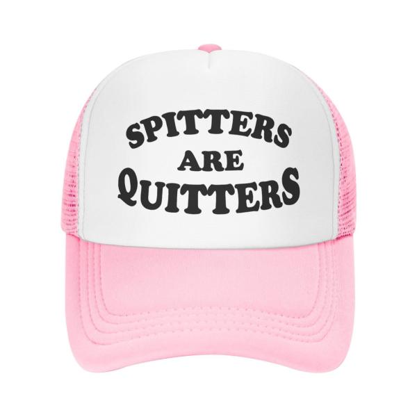 商品名:  IWDASANSJ Spitters are Quitters Hat Funny Trucker Hats Adjustable Classic Fishing Cap for Men and Women Pink, One ...