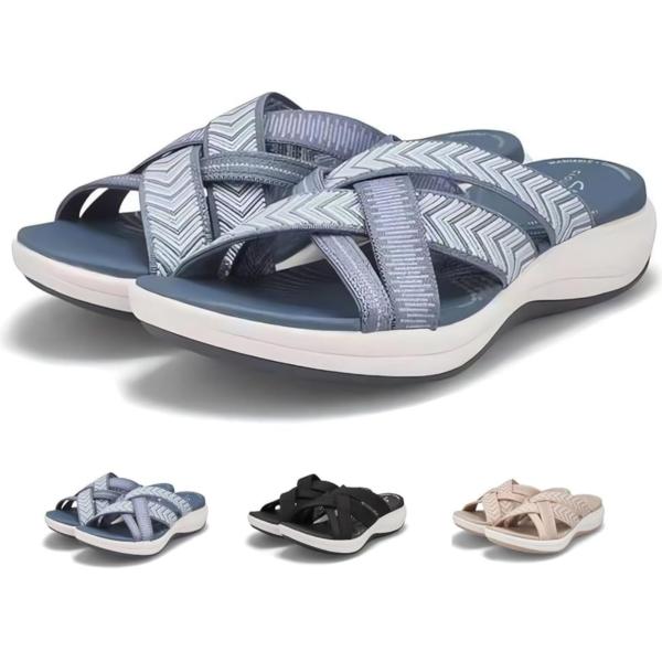 商品名:  Generic Orthopedic Slide Sandals for Women Sandalias Ortop〓dicas Para Mujer Comfortable Recovery Fasciitis Slides ...