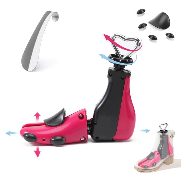 商品名: ZVEARHNT シューズストレッチャー、レザーシューストレッチャー、多方向シュー調整付きブーツツリー(女性用4.5~9.5, ローズ(1個), Women Size 6-11,Men'S 5-9.5 ZVEARHNT Shoe ...