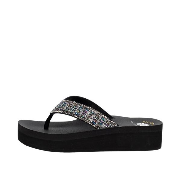 商品名: Yellow Box レディース Bobina フラットフォームサンダル、プラットフォーム3.25cm、ヒール4.42cm、ミディアムハイ快適ビーチサンダル, ブラック, 7.5 Yellow Box Women's Bobina...