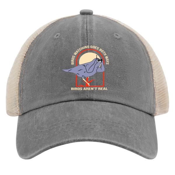 商品名:  Generic Bird Watching Goes Both Ways Birds aren't Real Hats Men Cap Gray02 Womens Baseball Hat Gifts for Him Outdo...