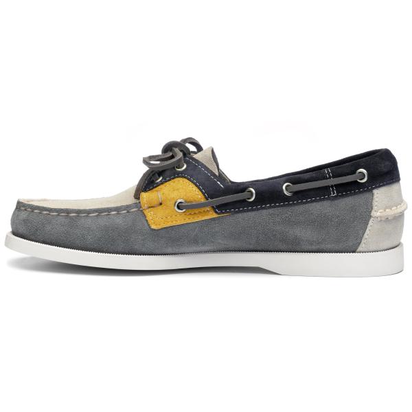 商品名:  Sebago Ross Island Jib Boat Shoes - Handsewn Suede Moccasins with Leather Sock Lining and Non-Marking, Non-Slip Si...