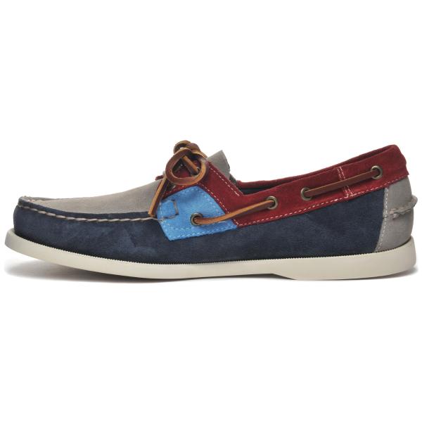 商品名:  Sebago Ross Island Jib Boat Shoes - Handsewn Suede Moccasins with Leather Sock Lining and Non-Marking, Non-Slip Si...