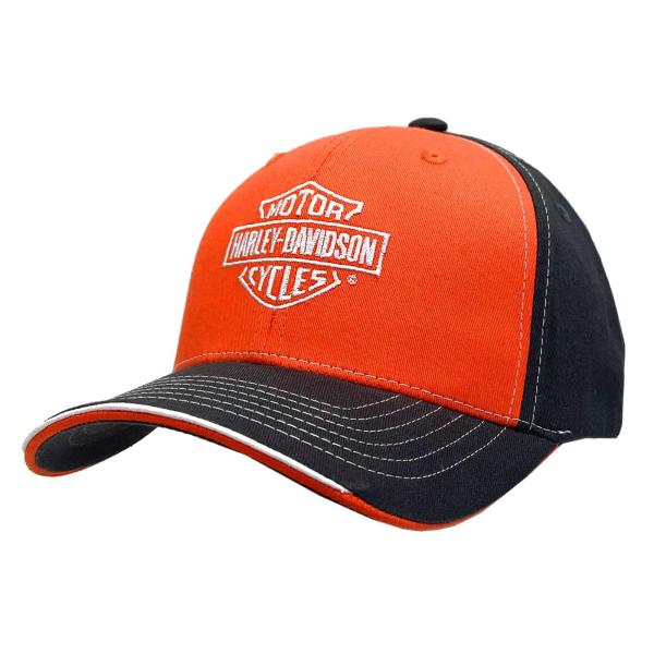 商品名:  Harley-Davidson Men's Distressor Bar &amp; Shield Logo Adjustable Baseball Cap Orangeブランド: Harley-Davidson商品サイズ: O...