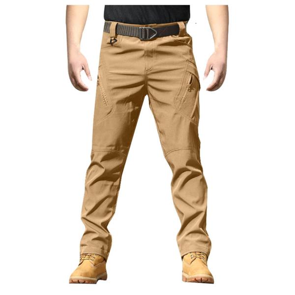商品名:  Yasalu Men's Casual Cargo Pants Relaxed Fit Stretch Sweatpants Slim-Fit Workout Joggers Hiking Drawstring Pants wi...