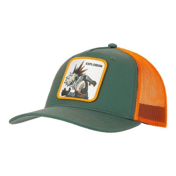 商品名:  My Hero Academia Bakugo in White Square Green Trucker Hatブランド: Bioworld商品サイズ: One Size高さ: 24.2062cm横幅: 20.2946cm奥行...
