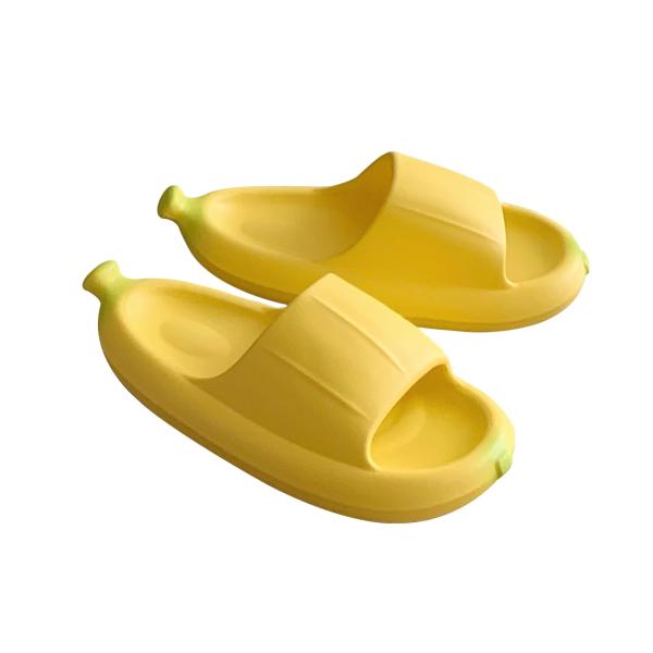 商品名:  HORMAUWORD Banana Slippers, Funny Slides Sandals, Cloud Slides for Women Men, Summer Cute Cartoon Pillow Shower Po...