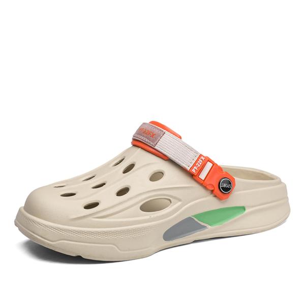 商品名: FLIOZY メンズ カジュアル サンダル 通気性 メッシュ ウォーキング ミュール スニーカー オープンバック スリッポン シューズ 速乾 スリッパ, カーキ。, 24.5 FLIOZY Mens Sports Sandals ...