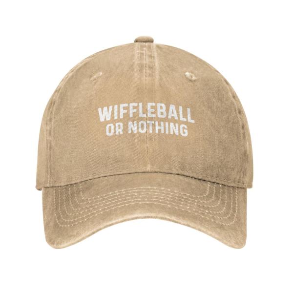 商品名:  Elixvsoer Wiffleball Or Nothing Cap for Women Baseball Hat with Design Hat Naturalブランド: Elixvsoer商品サイズ: One Size高さ...