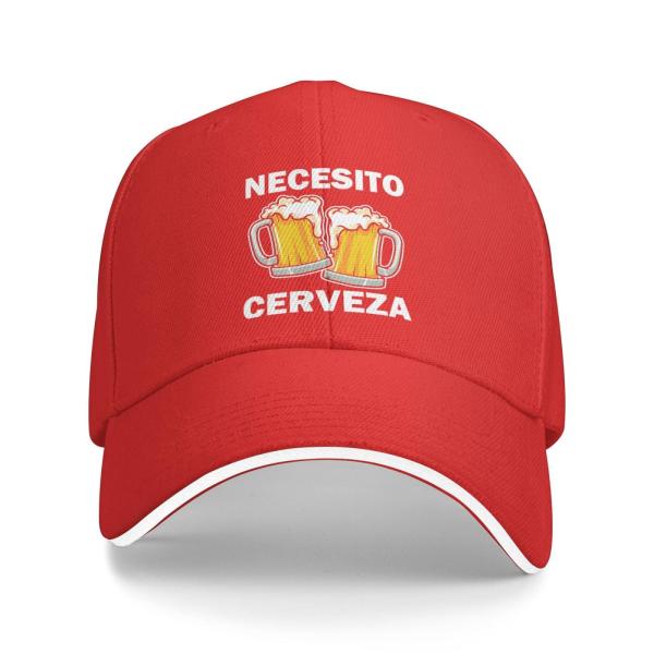商品名:  Elixvsoer Necesito Cerveza Hat Men Baseball Hat Vintage Hats Redブランド: galagro商品サイズ: One Size高さ: 1.778cm横幅: 12.7cm奥...