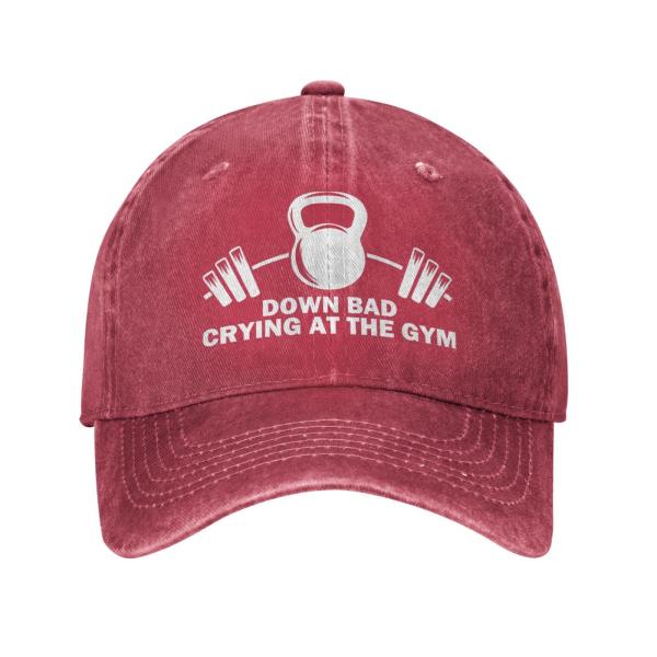 商品名:  Elixvsoer Down Bads Crying at The Gym Cap for Men Baseball Caps Fashionable Hat Redブランド: Elixvsoer商品サイズ: One Size高...