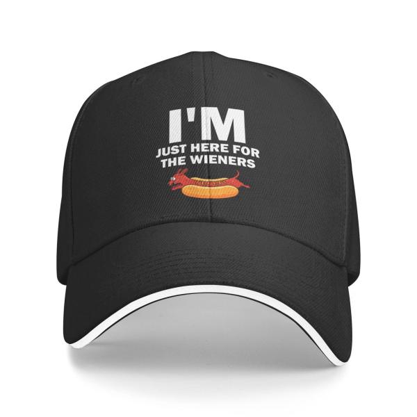 商品名:  Elixvsoer I'm Just Here for The Wieners Cap for Men Dad Hats Graphic Cap Blackブランド: Elixvsoer商品サイズ: One Size高さ: 1....