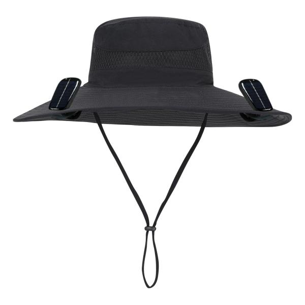 商品名:  Generic Solar Fan Hat, Wide Brim Fishing Hats for Men and Women, Solar &amp; USB Charging, UPF 50+ Sun Hat with Fa...