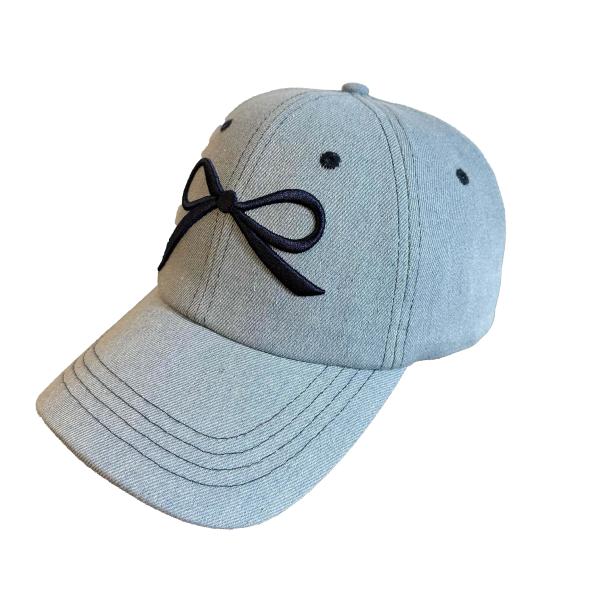 商品名:  Molodo Denim Baseball Cap with Bow for Women Men Embroidery Versatile Hat Casual Sports Hat for Summerブランド: Molodo...