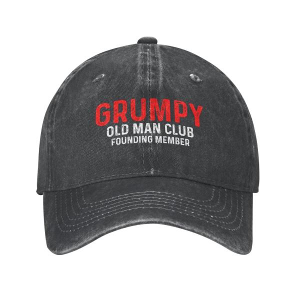 商品名:  Zuriohalk Grumpy Old Man Club Founding Member Hat Men Baseball Hat with Design Cap Blackブランド: Zuriohalk商品サイズ: One ...
