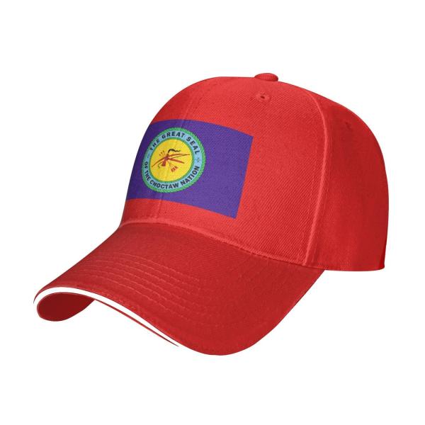 商品名:  Flag of The Choctaw Nation Baseball Cap Women Men Hats Adjustable Truck Driver Sun Hat Dad Baseball Caps Redブランド: ...