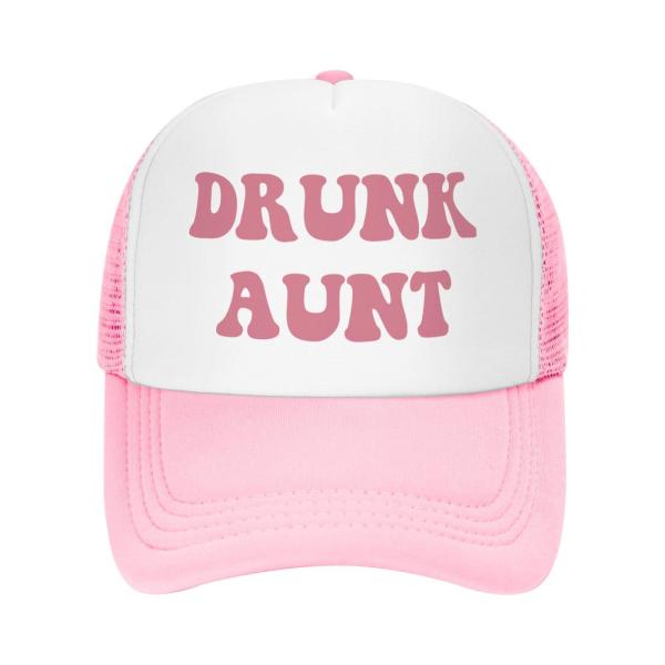 商品名:  Generic Drunk Aunt Trucker Hats for Women Pink Men Funny Humor Trucker Hat for Womenブランド: Generic商品サイズ: One Size高さ...