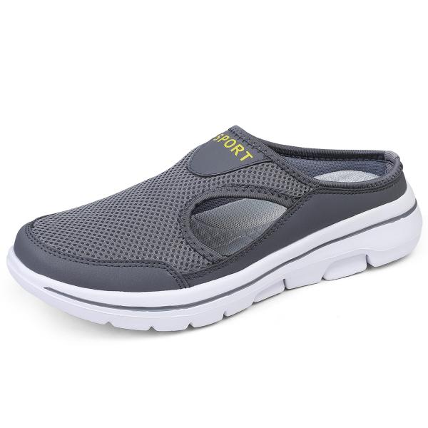 商品名:  Meik Mangni Men's Slip On Mules Womens Lightweight Open Back Shoes Comfort Walking Shoes Breathable Slippers Close...