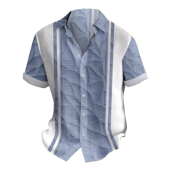 商品名:  Generic White Beach Shirt Men Turquoise Mens Dress Shirt Men Black Shirt Casual Short Sleeve Button Down Men Sleev...