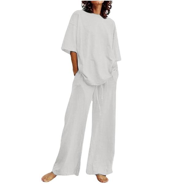 商品名:  DOLKFU women linen sets 2 piece outfits Plus Size 2 Piece Sets For Women Summer Beach Vacation Outfits Oversized L...