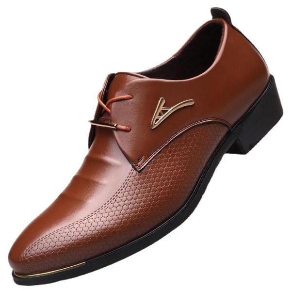 商品名:  Abborora Men's Leather Lace-up Wedding Business Formal Dress Wingtips Brogue Shoes Oxfords Flats (Brown,10.5)ブランド:...