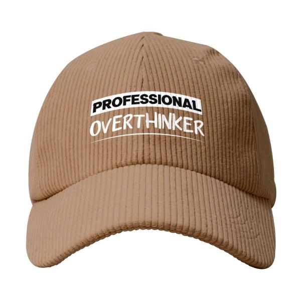 商品名:  ZKLCRYTR Professional Overthinker Baseball Cap for Men Women Caps Trucker Hats Corduroy Hat Khakiブランド: ZKLCRYTR商品サ...