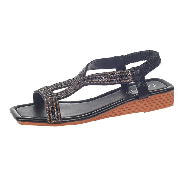 商品名:  Closed Toe Sandals Women Wide Width Heels Slip On Slippers For Women Outdoor Womens Sandals Wide Width Silver Wome...