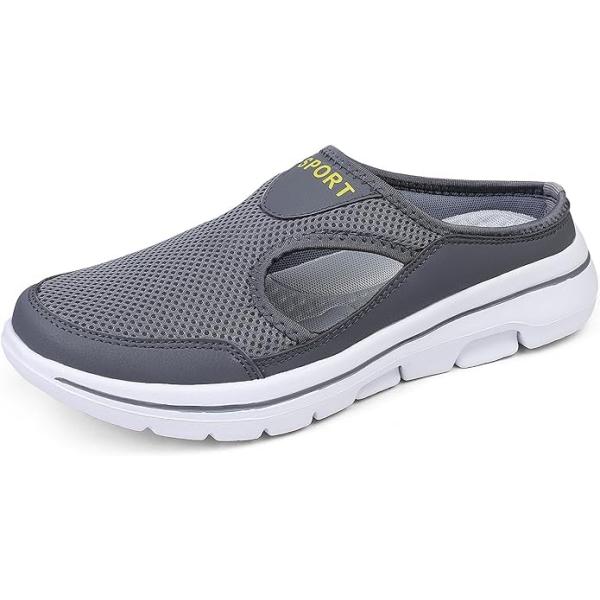 商品名:  Generic Slip On Mules for Women Clogs for Men Comfort Lightweight Walking Shoes Breathable Slippers Closed Toe Sli...