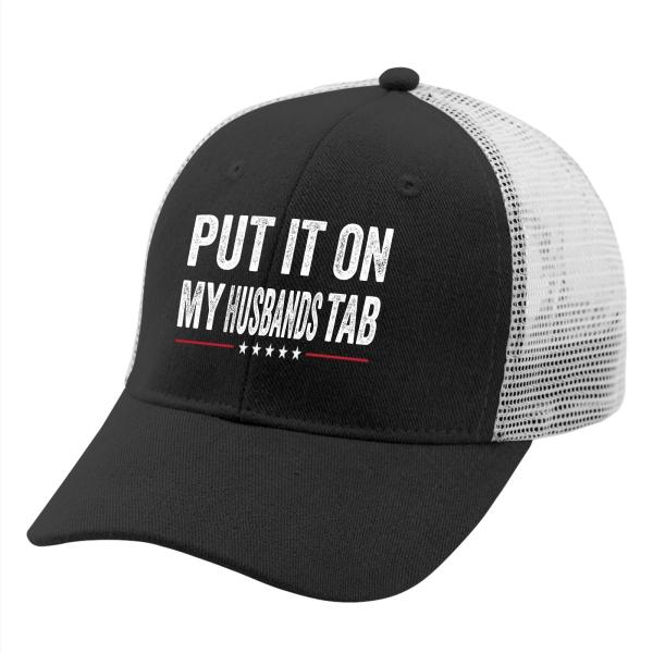 商品名:  Put It On My Husbands Tab Hat for Men Fashion Hat Mens AllBlack Ball Cap Fashion Unique Gifts for Bakersブランド: Life...