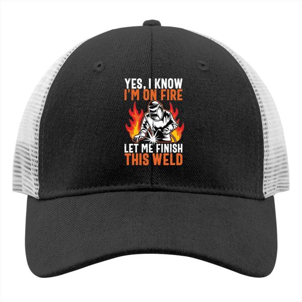 商品名:  Generic Yes, i Know I'm on fire let me Finish This Weld Golf hat Daddy hat AllBlackブランド: Generic商品サイズ: One Size高さ:...