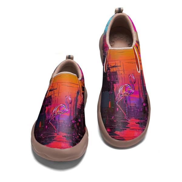 商品名:  Biacolum Women's Art Travel Shoes Women's Slip on Leather Loafers Comfort Lightweight Fashion Sneakers Funky Pop A...