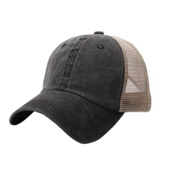 商品名:  Generic Trucker Low Profile Hat Men Women Classic Baseball Cap Dad Hat Adjustable Unconstructed Plain Cap (Black, ...