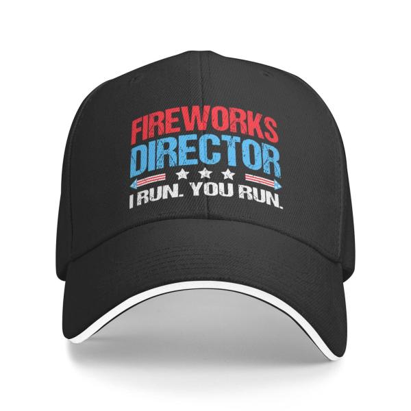 商品名:  Zuriohalk Happy 4th of July Hat Fireworks Director I Run You Run Hat Women Baseball Hats Cool Hats Blackブランド: Zuri...