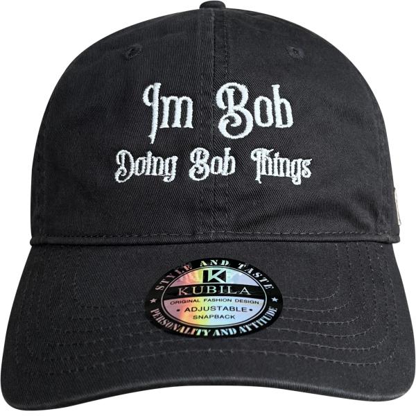 商品名:  KUBILA Oversize XXL Im Bob Doing Bob Things Hats for Men and Women,Soft Cotton Funny Baseball Cap,Big Heads 24-28"...