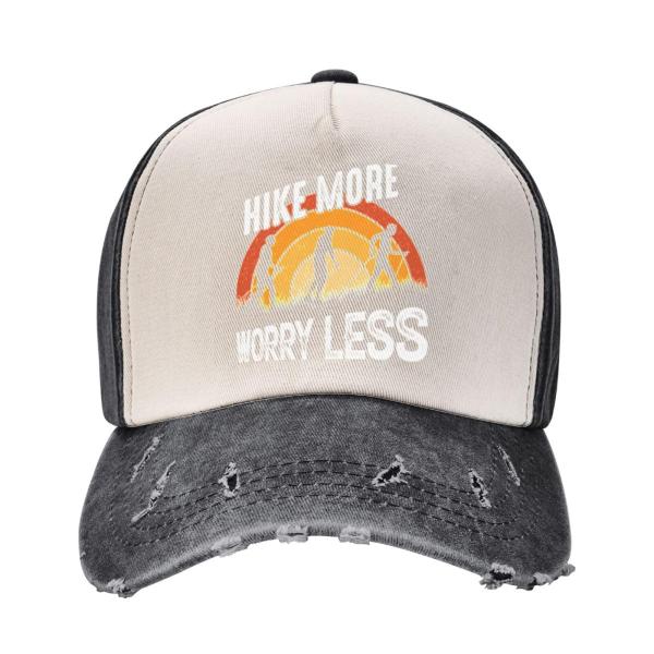 商品名:  Hike More Worry Less Baseball Cap for Men Women Vintage Denim Hats Trucker Capsブランド: MULIHU商品サイズ: One Size商品番号: 色:...