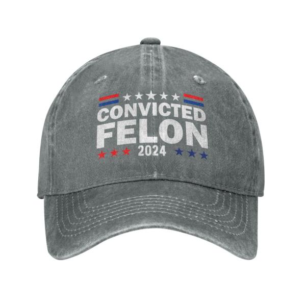 商品名:  Elixvsoer Trump 2024 Hat Trump Convicted Felons Hat for Men Baseball Hat Vintage Cap Grayブランド: galagro商品サイズ: One S...