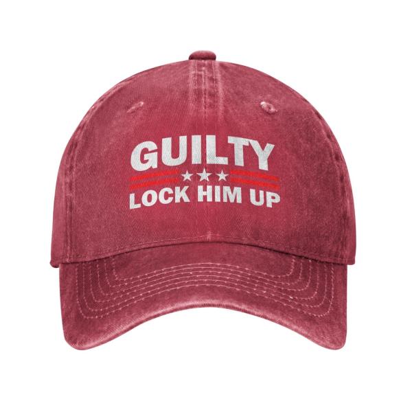 商品名:  Elixvsoer Trump 2024 Hat Guiltys Lock Him Up Cap for Women Baseball Cap Cool Caps Redブランド: Elixvsoer商品サイズ: One Siz...