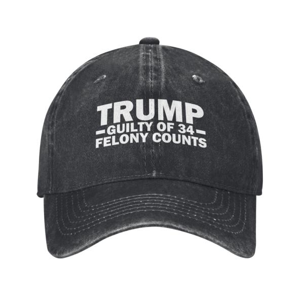 商品名:  Elixvsoer Trump 2024 Hat Trump Guiltys of 34 Felony Counts Cap Women Baseball Cap Graphic Hats Blackブランド: Elixvsoe...