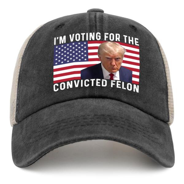 商品名:  Suirtaeop I'm Voting for The Convicted Felon Trucker Hat Women Funny Mesh Cap for Summer Blackブランド: Suirtaeop商品サイズ...