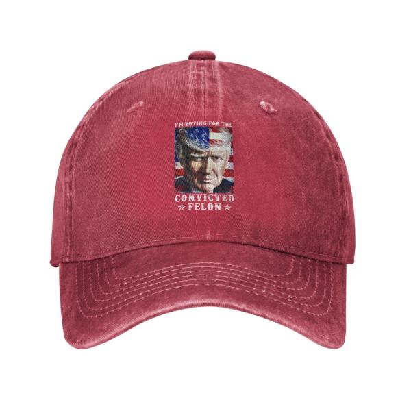 商品名:  Suirtaeop I'm Voting for The Convicted Felon Hat Women Dad Hat Trendy Hat Redブランド: Suirtaeop商品サイズ: One Size高さ: 1.7...